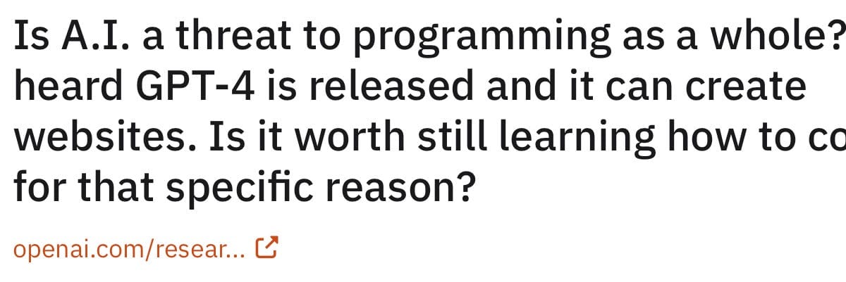 Yes, you should still learn to code* - by Eric Matthes