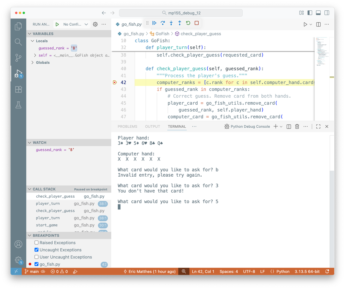 Debugging in Python, part 12: Using an IDE's debugger