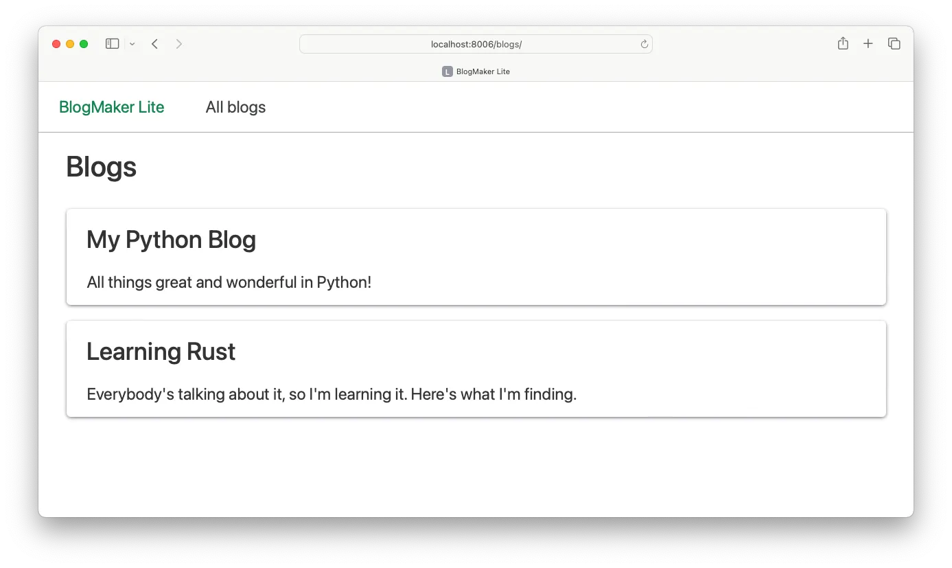 Mostly Python 