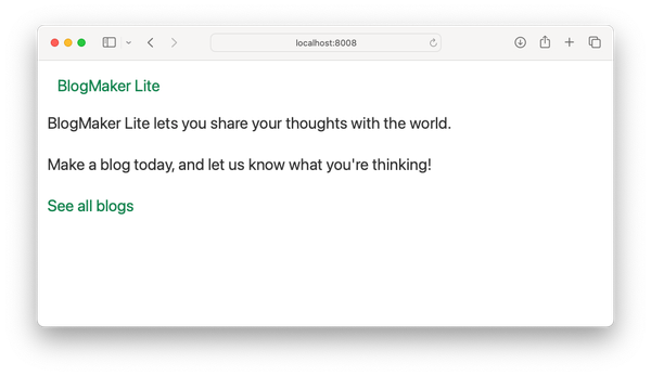 Django from first principles, part 7